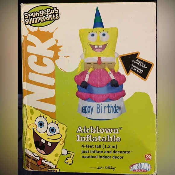 Gemmy | Party Supplies | Spongebob Squarepants Airblown Inflatable ...